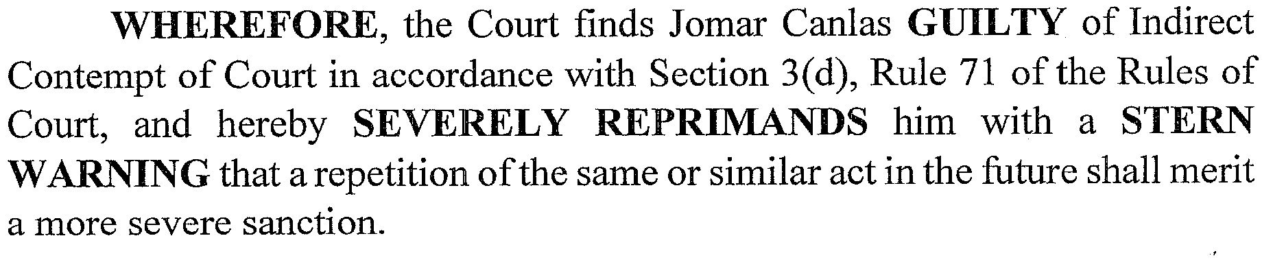 CASE 2019-0041: RE: NEWS REPORT OF MR. JOMAR CANLAS IN THE MANILA TIMES ...