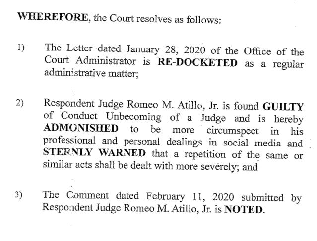 SC CASE 2021-0053: OFFICE OF THE COURT ADMININSTRATOR VS HON. ROMEO M ...